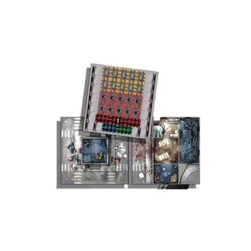 CMON Zombicide 2nd Edition Tiles Set - Enhance Your Board Game Experience! Cooperative Strategy Game with Tabletop Miniatures, Ages 14+, 1-6 Players, 1 Hour Playtime, Made by CMON
