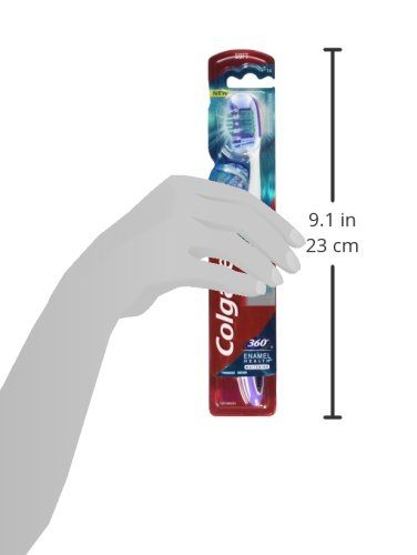 Colgate 360° Enamel Health Whitening Toothbrush, Soft (6 Pack)