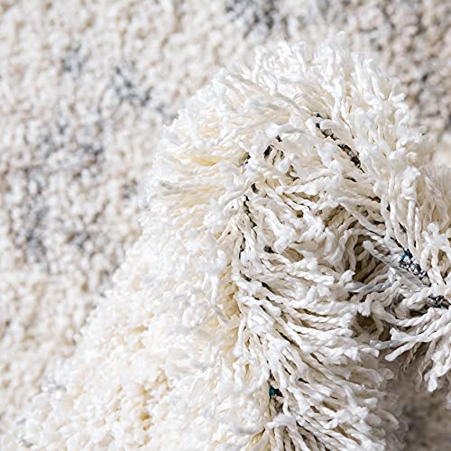 Rugs.com Soft Touch Shag Collection Area Rug β 2x3 Pebble Gray Shag Rug Perfect for Entryways, Kitchens, Breakfast Nooks, Accent Pieces