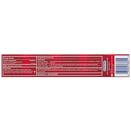 Colgate Optic White Whitening Toothpaste, Sparkling White - 5 Ounces (6 Pack)