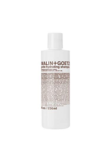 Malin + Goetz Gentle Hydrating Shampoo, 8 Fl. Oz. – Men & Women Clarifying Shampoo, Natural Hair Shampoo to Cleanse & Hydrate, Scalp Shampoo Treatment for All Hair Types, Vegan & Cruelty-Free