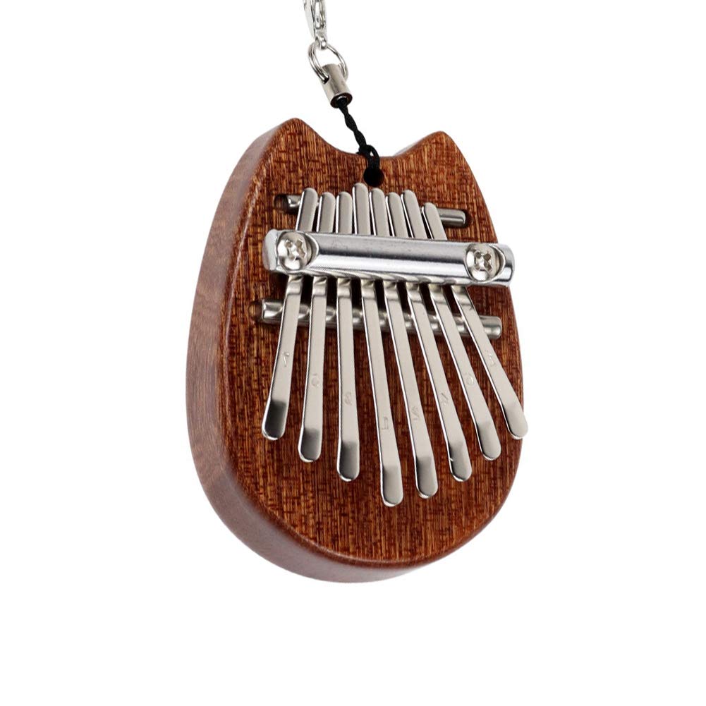 8 Key Musical Instruments, Musical Thumb Piano, Portable Finger Piano, Kalimba Thumb Piano with Lanyard, Valentines Gift for Kids Adults Beginners