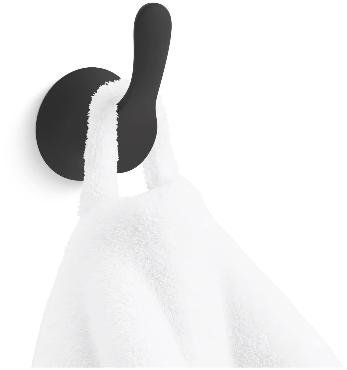 KOHLER 27395-BL SIMPLICE Single Robe Hook, Matte Black