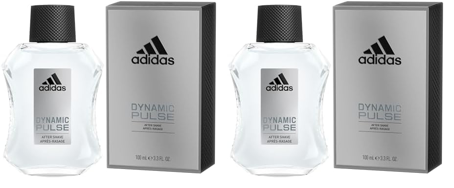 adidas Dynamic Pulse Aftershave for Men, 3.4 Ounce (Pack of 2)