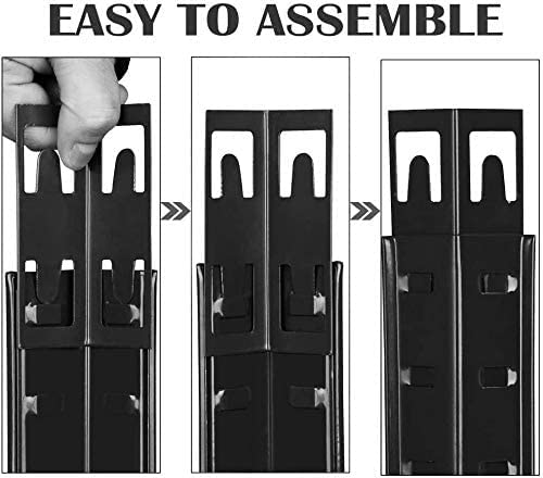 ANSIMIDA 5-Tier Metal Shelving Unit Adjustable Garage Storage Shelves Utility Rack Heavy Duty Shelves Organization Multipurpose Shelf Warehouse Basement Kitchen Living Room 28" L×12" W ×59" H, Black