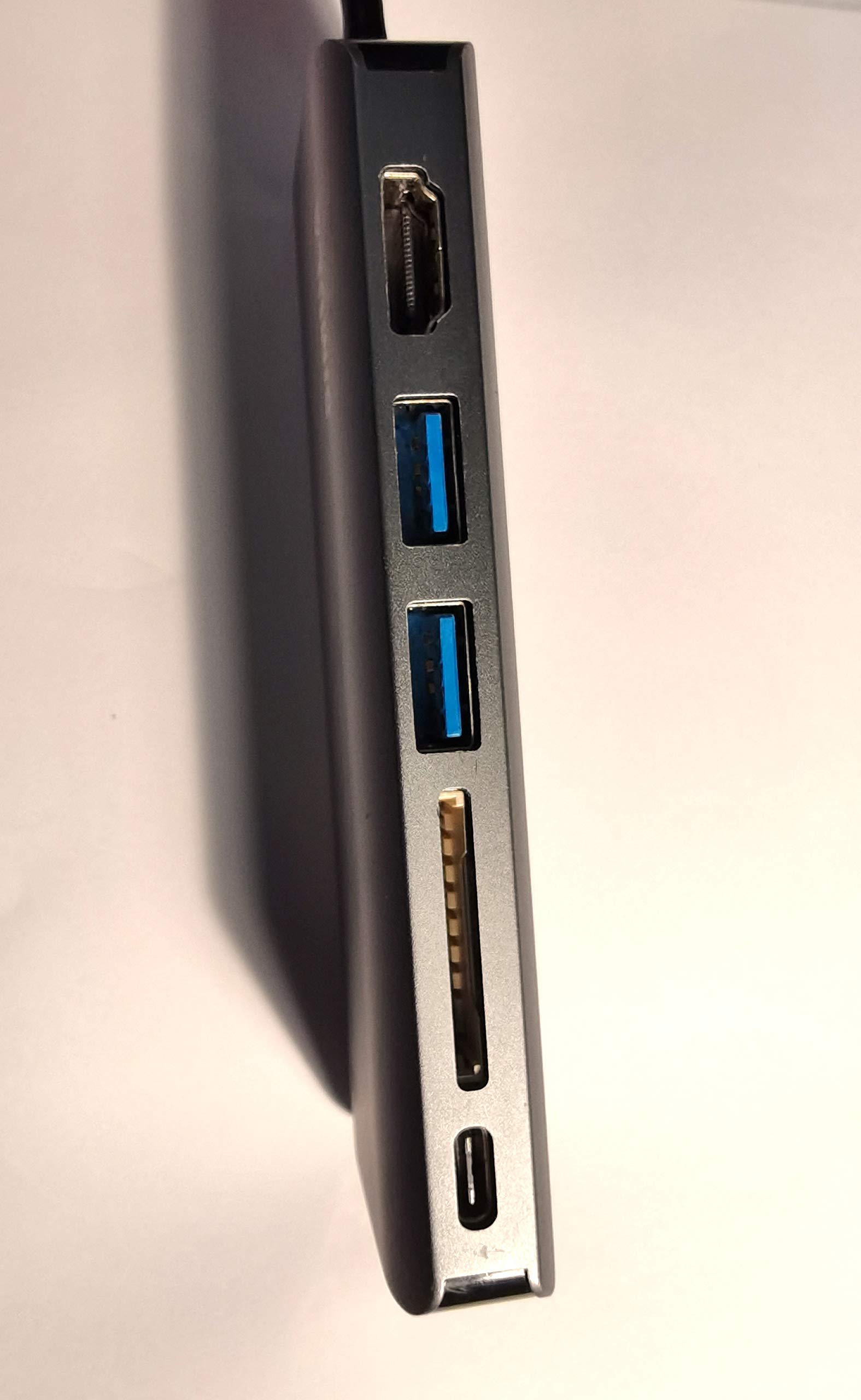 USB Typec C Hub, 5-in-1 USB C Adapter with 4K USB C to HDMI Hub,100W Power Delivery,USB 3.0, SD Card Reader Compatible with MacBook Pro, XPS, iPad Pro,More Type C Devices