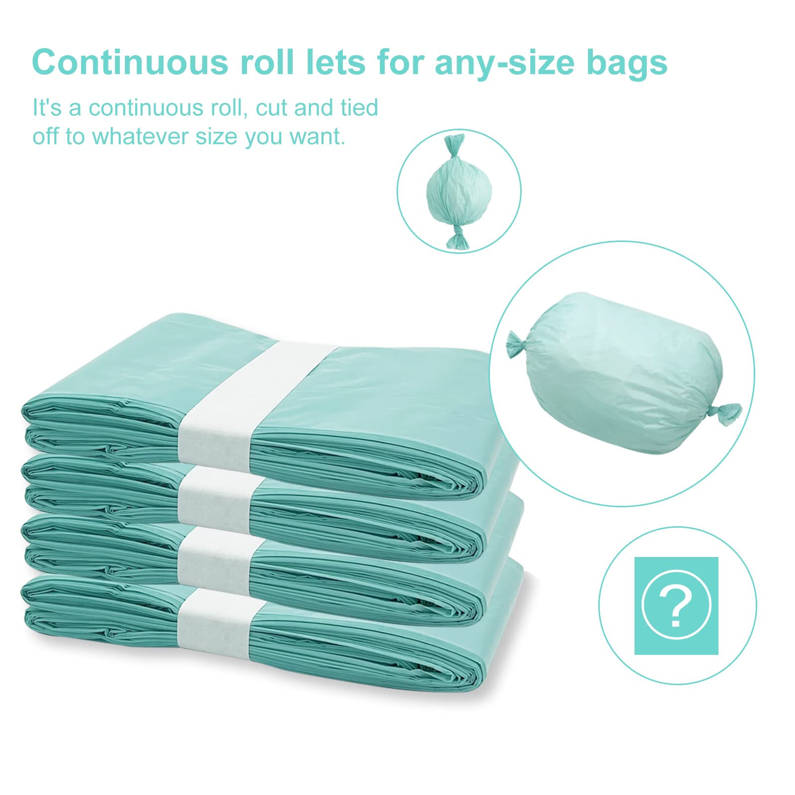 8 Pack Adult Diaper Liner Refills Compatible with Janibell Akord 280 Slim Model Adult Diaper System, A Single Liner Pack Will Last for Over 500 Adult Briefs Using