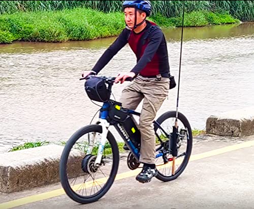 Bike Fishing Rod Holder,Bike Fishing Rod Rack and Carrier,Easy Mounts Rod to Your Bicycle,for Bicycle Fishing