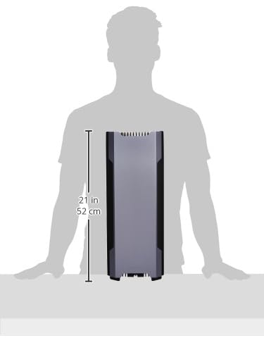 Phanteks (PH-ES217A_AG02) Evolv Shift 2 Air Mini-ITX case, Fabric Side Panels, Aluminum Panels, D-RGB, Anthracite Grey