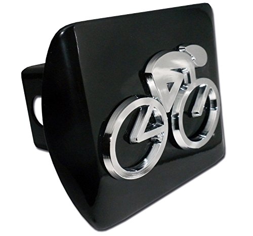 Elektroplate Cycling All Metal Black Hitch Cover