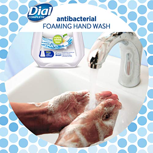Dial Complete Antibacterial Foaming Hand Soap Refill, Soothing White Tea, 32 fl oz
