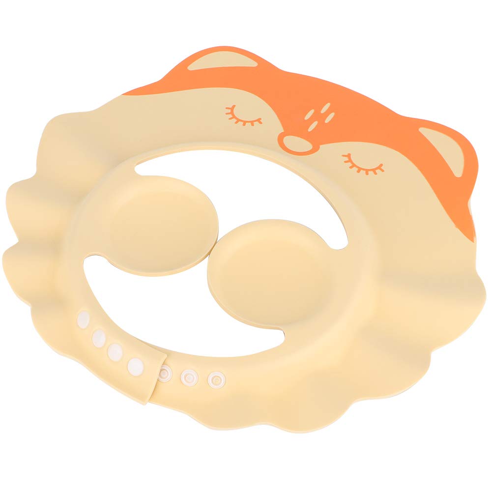 Adjustable Baby Shower Cap Waterproof Shampoo hat for Children Toddler Girls Boys Protecting ears eyes Silicone Bathing Crown.