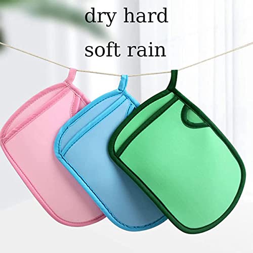 AAOCLO Upgraded Exfoliating Glove, Dead Skin Exfoliating Glove, Exfoliating Bath Sponge, Exfoliating Bath Gloves for Shower, Bath Cleaning Tool