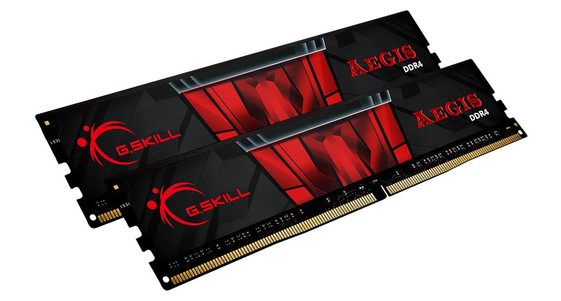 G.SKILL AEGIS Series (Intel XMP) DDR4 RAM 32GB (4x8GB) 3200MT/s CL16-18-18-38 1.35V Desktop Computer Memory UDIMM (F4-3200C16Q-32GIS)