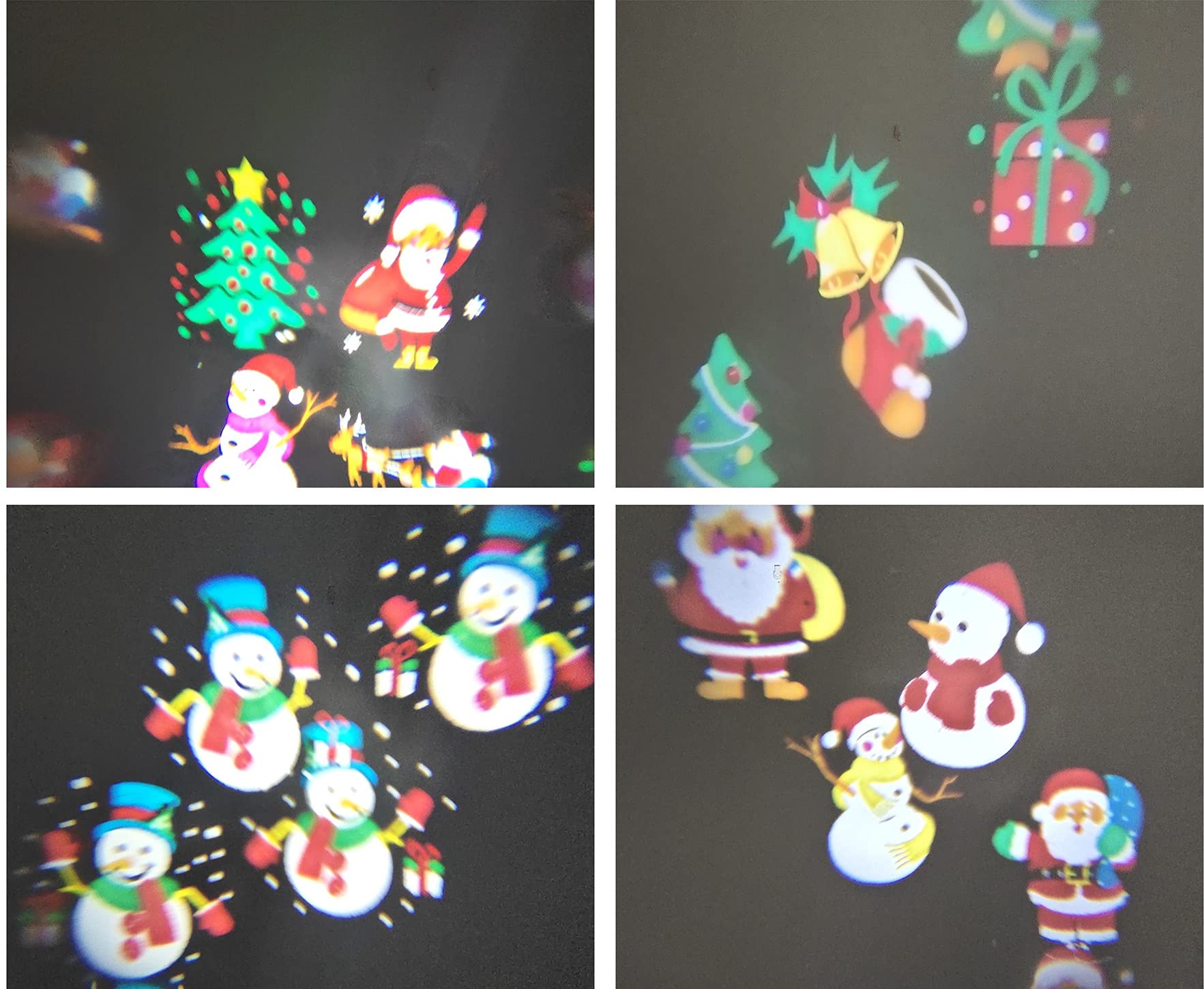 Christmas Projector Lights Outdoor Projector Lights Waterproof Plug in Moving Effect Wall Mountable for Halloween Christmas Holiday New Year Home Party Decoration Show (Reindeer Santa)