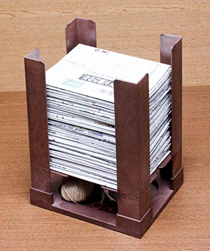 Homey Plastic Industrial Newspaper Raised Wood Carving