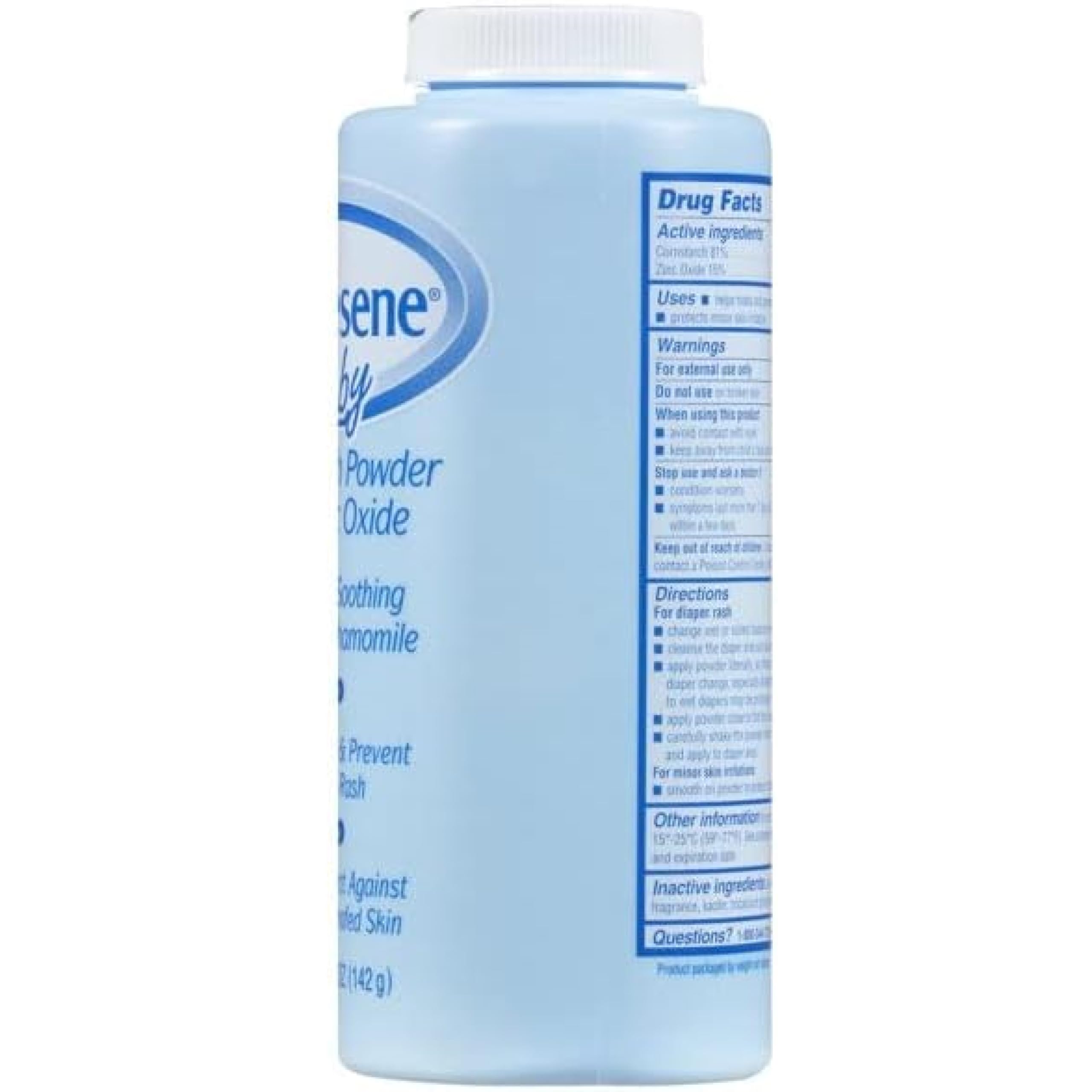 Caldesene Baby Cornstarch Powder With Zinc Oxide 5 oz (Pack of 10)