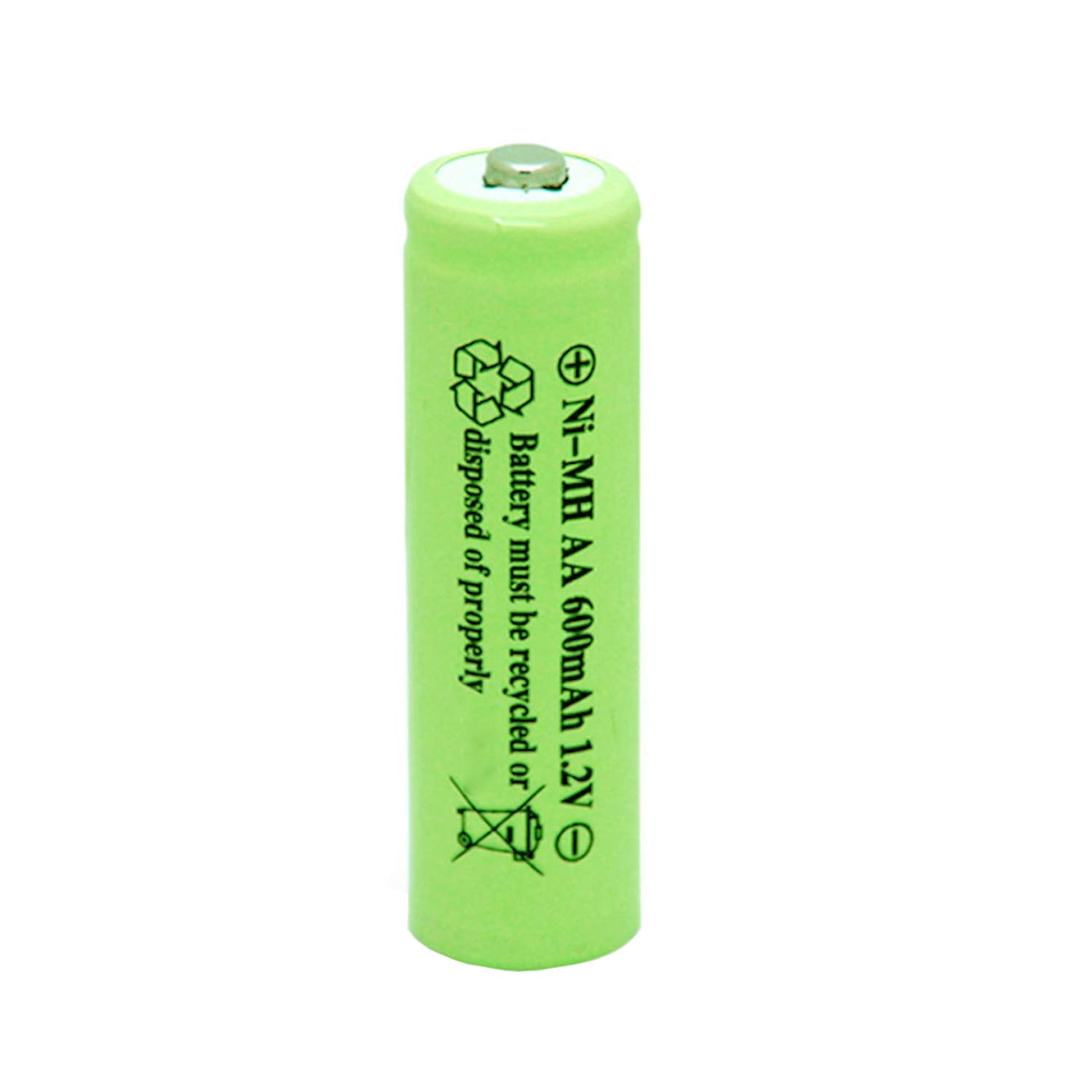 GSUIVEER Solar Light AA Ni-mh 600mAh 1.2V Rechargable Batteries AA Rechargeable Batteries for for Solar Lights (8Pack AA)