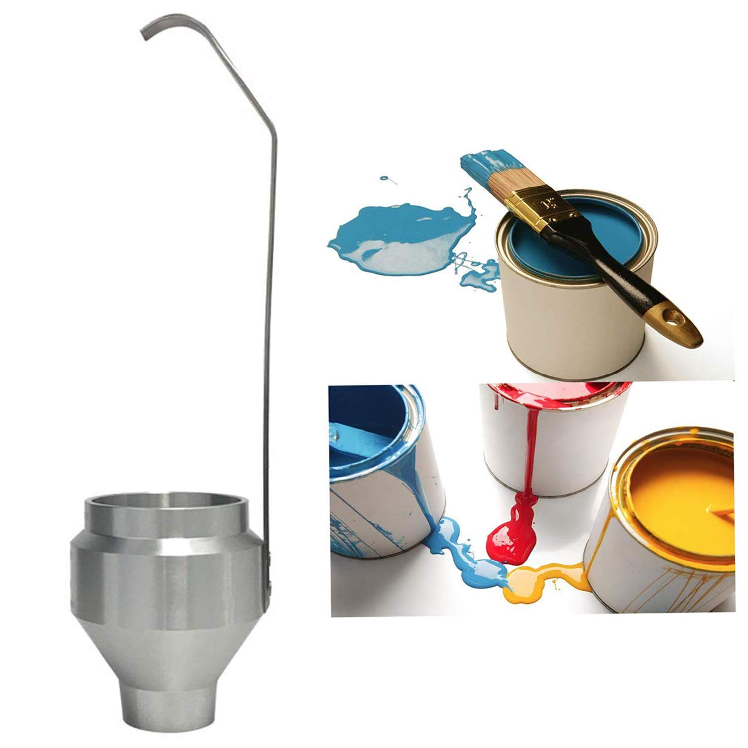 Viscosity Cup 4mm Aluminum DIN Immersion Viscosity Cup Din 4 Viscosity Cup