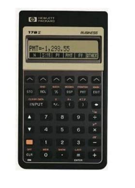 HP 17BII Business Financial Calculator, Black