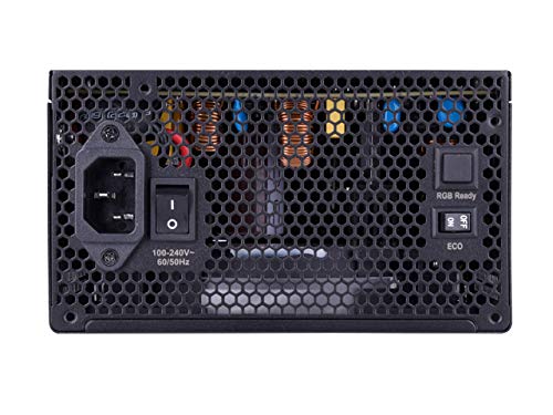 Super Flower Leadex III Gold ARGB PRO 650W 80+ Gold, Patented Universal 9Pin Super Connector, ECO Fanless & Silent Mode, Full Modular Power Supply, Fluid Dynamic Bearing Fan,SF-650F14RG V2.0