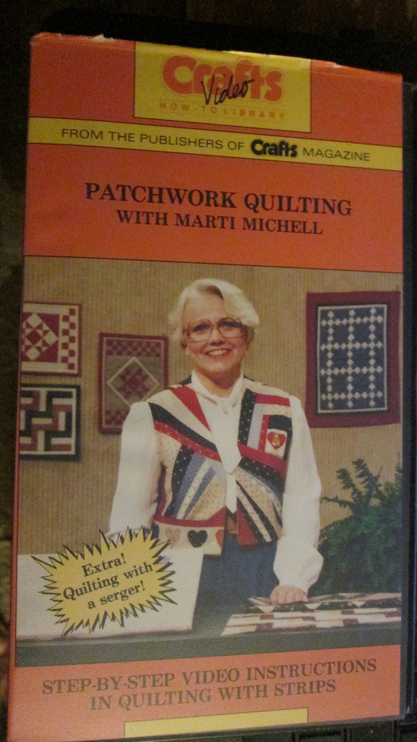 Crafts Video - Patchwork Quilting with Marti Michell [VHS Tape] 1987