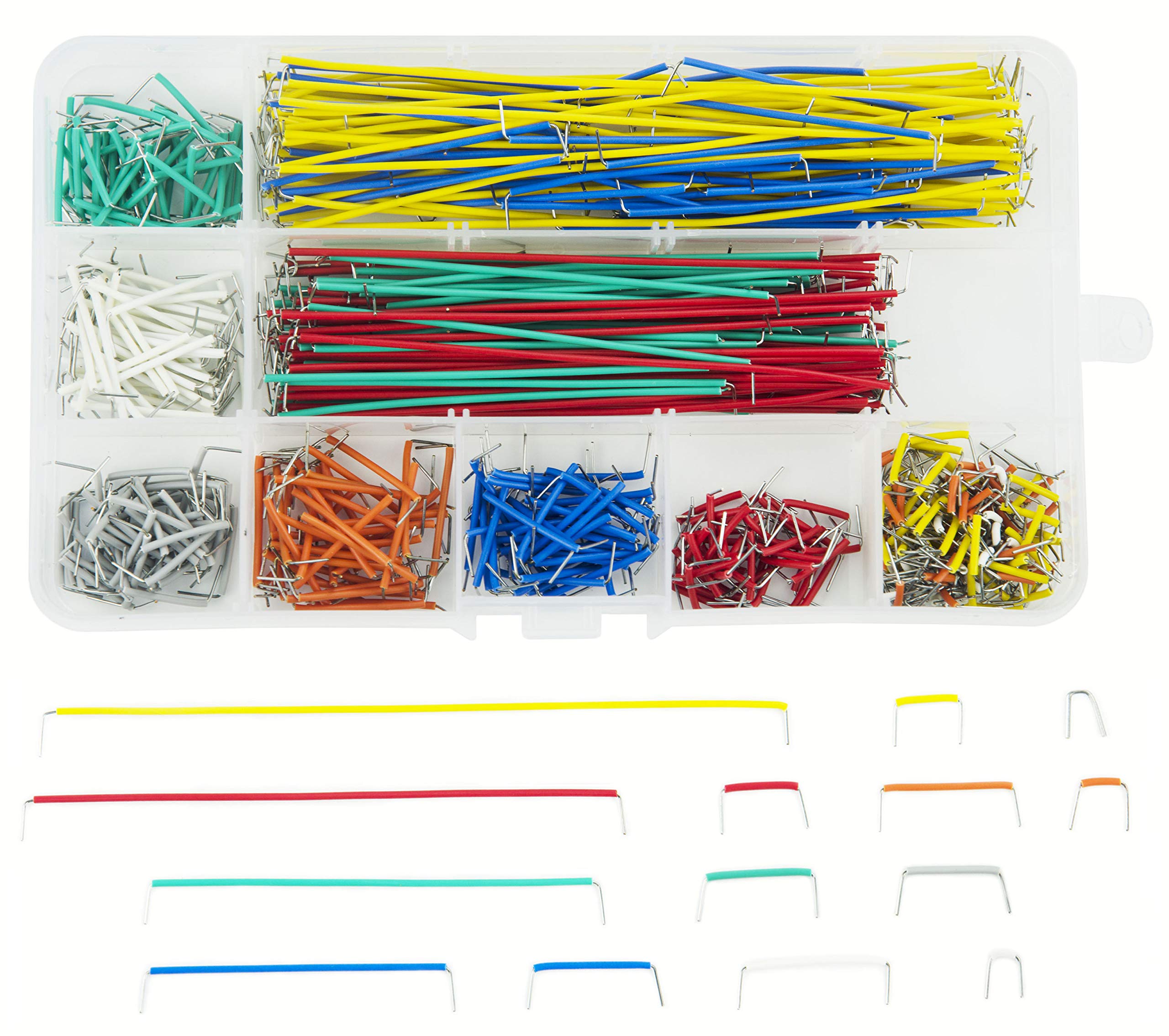 Testeronics 24AWG 560 PCS Jumper Wires Kit with 6PCS Tweezers for Arduino or Raspberry Pi,Breadboard Prototyping Solder Circuit,Electronics Experiment