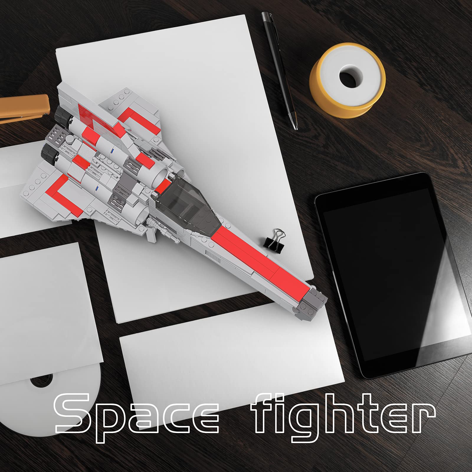 Colonial Mk. I 9784 Space Model MOC Building Toys for Ages 12+,Building Blocks Kit for Creative Open-Ended Play Toy 391PCS