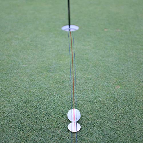 59Golf - Golf Ball Triple line Marker + Permanent Markers (red and Blue + Poker chip)