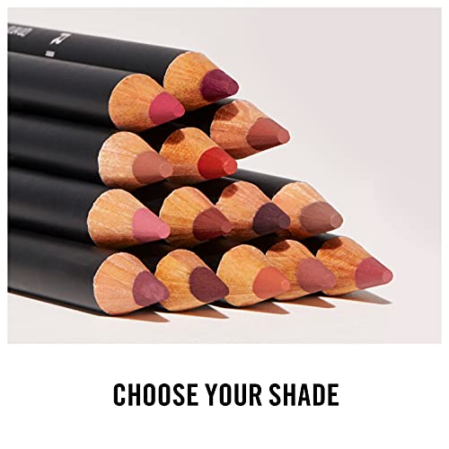 Rimmel Lasting Finish 8HR Soft Lip Liner Pencil - Vibrant, Blendable Formula to Lock Lipstick in Place for 8 Hours - 580 Bitten Red, .04oz