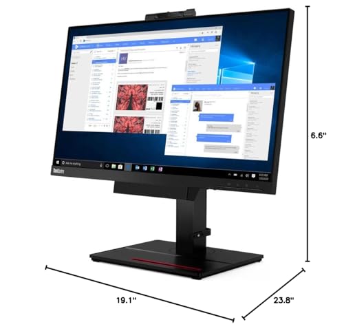 Lenovo ThinkCentre Tiny-in-One 24 Gen 4 23.8" Full HD WLED LCD Monitor - 16:9 - Black - 24" Class - in-Plane Switching (IPS) Technology - 1920 x 1080-16.7 Million Colors - 250 Nit - 4 ms w