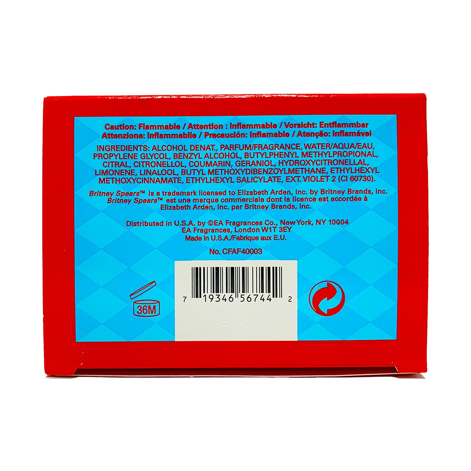 Circus Fantasy by Britney Spears, Eau De Parfum Spray, 3.3 Ounce (100 ml)