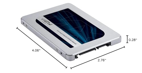 Crucial MX500 1TB 3D NAND SATA 2.5 Inch Internal SSD, up to 560MB/s - CT1000MX500SSD1(Z)