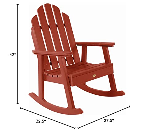 highwood Classic Westport Garden Rocking Chair, Rustic Red