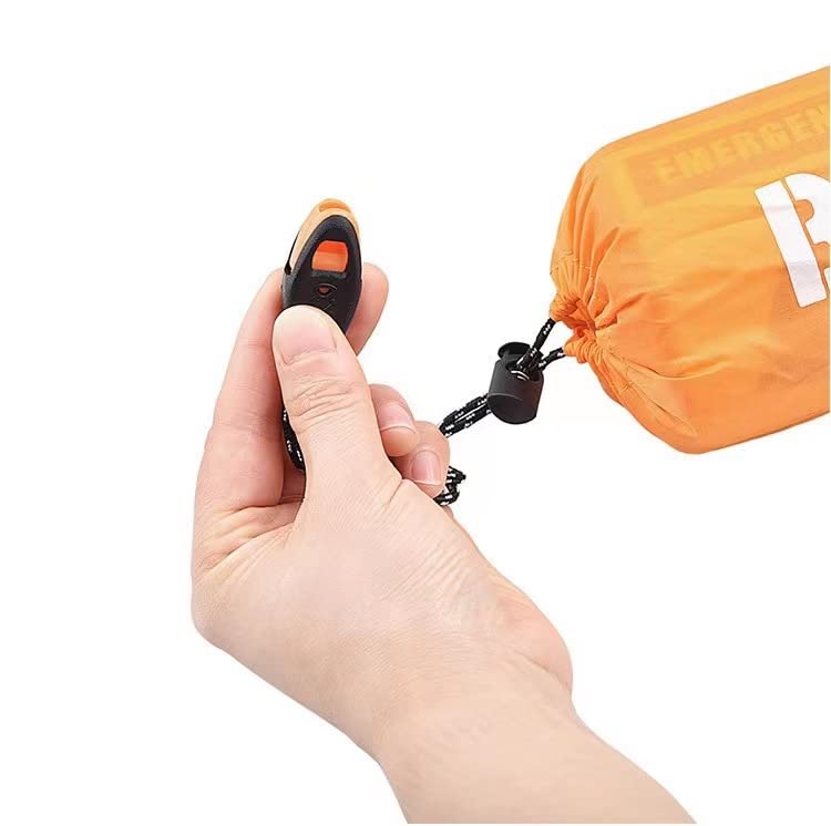 ACIDI 2 Person Adult Emergency Bivy Sack Thermal Survival Sleeping Bag Portable Bivy Blanket for Camping, Hiking