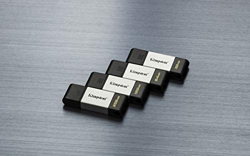 Kingston DataTraveler 80 256GB USB Type-C Flash Drive (DT80/256GB), Metal