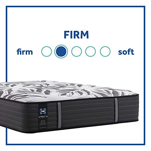 Sealy Posturepedic Plus 5 Foundation, Tight Top 14-Inch Firm Mattress-King, Grey