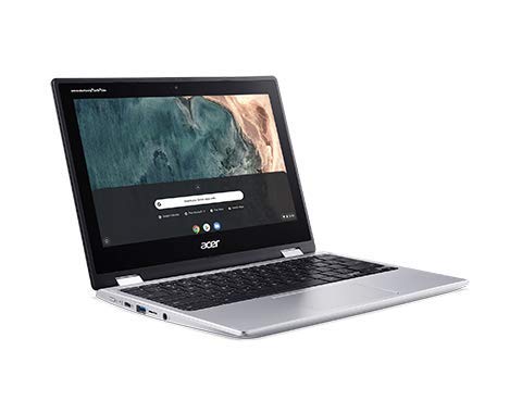 acer 11.6inch IPS 2-in-1 Convertible Touchscreen Chromebook, Intel Celeron N4000 Processor Up to 2.60GHz, 4GB RAM, 64GB SSD, WiFi, Bluetooth, Chrome OS-(Renewed) (64GB)