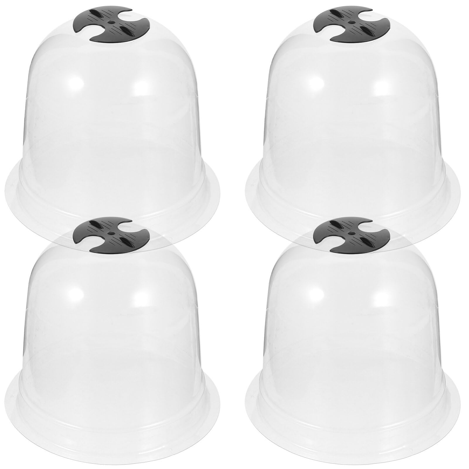 4pcs Thermal Insulation Lid Succulent Plants Lid Moisturize Cover Rain-proof Plants Cover