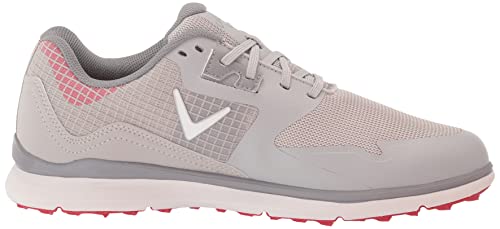 Callaway Men's Oceanside v2 Golf Shoe, Grey/Red, 10.5 Wide
