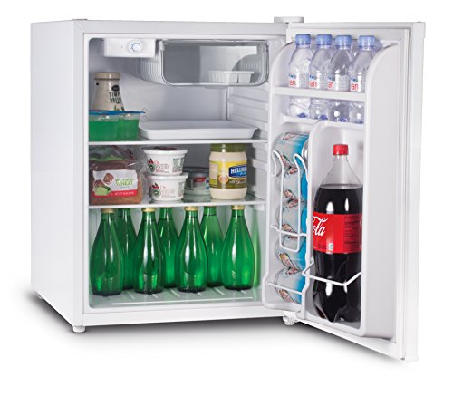 Commercial Cool CCR26W Compact Single Door Refrigerator and Freezer, 2.6 Cu. Ft. Mini Fridge, White