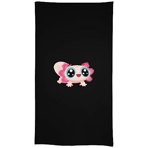 Cute Baby Axolotl Table Cloth Washable Flax Tablecloth Table Cover for Dinner Kitchen Outdoor 55"x110"