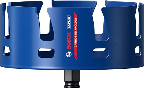 Bosch Professional 1x Expert Construction Material Hole Saw (Ă 140 mm, Accessories Rotary Impact Drill)