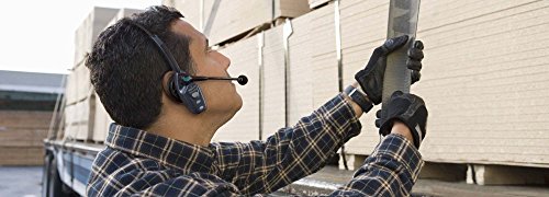 Global Teck Worldwide BlueParrott B250 XTS Bluetooth Headset - Designed for Noisy Environments, Noise Canceling Microphone, Drivers, Truckers - All-Day Talk Time, Audifonos Inalambrico Bluetooth