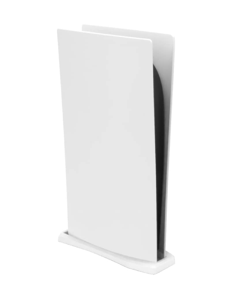 CKXIN Vertical Stand for PS5 Console - Digital Edition - Playstation 5 Holder Stand Bracket Mount Base with Built-in Cooling Vents and Non-Slip Feet (White)