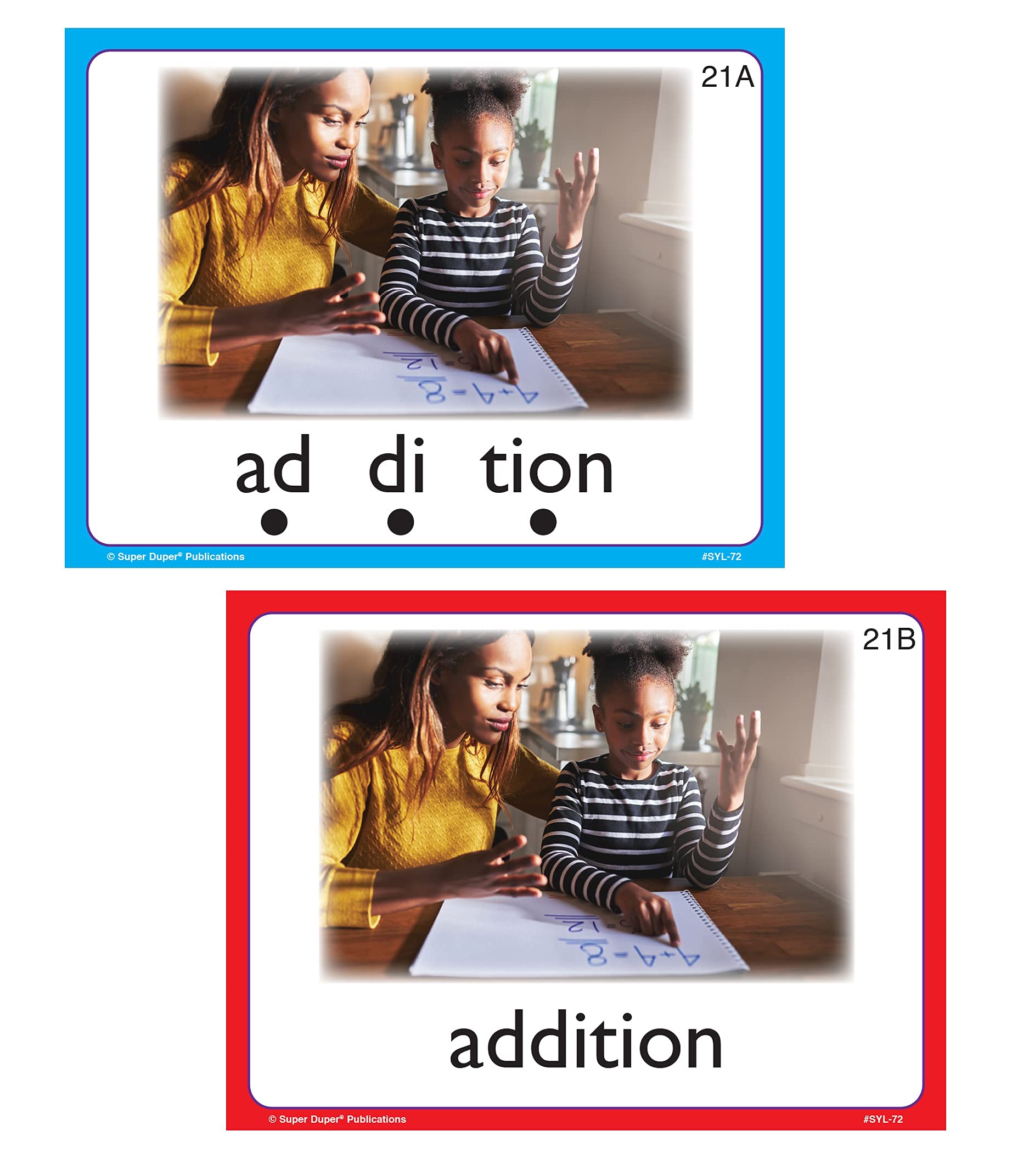 Super Duper Publications | Syllable Practice Fun Deck Flash Cards | Educational Learning Resource for Children