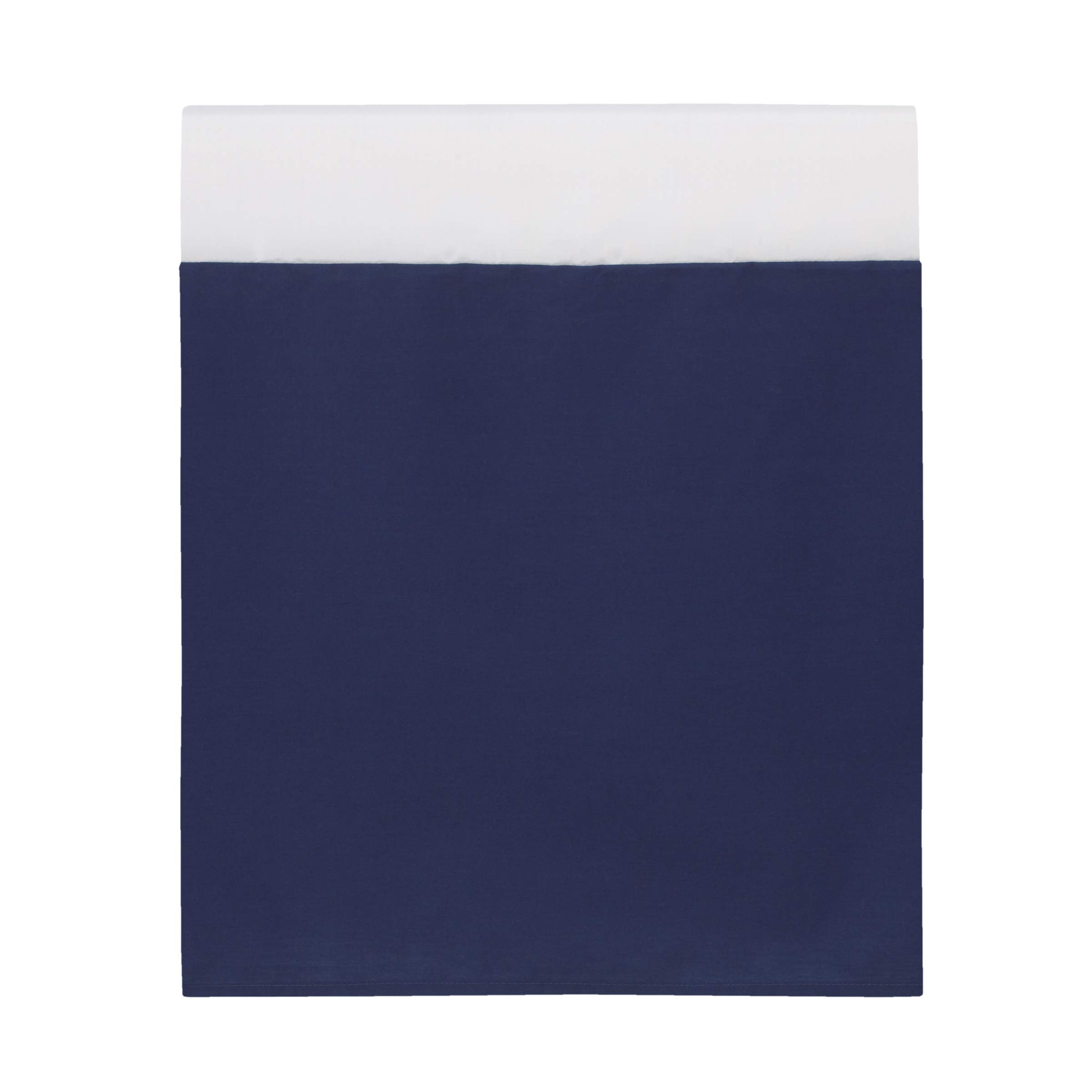 Explore Baby Bear 4 Piece Navy, Grey, Light Blue, Orange Nursery Crib Bedding Set - Comforter, 100% Cotton Crib Sheet, Dust Ruffle, Changing Pad Cover