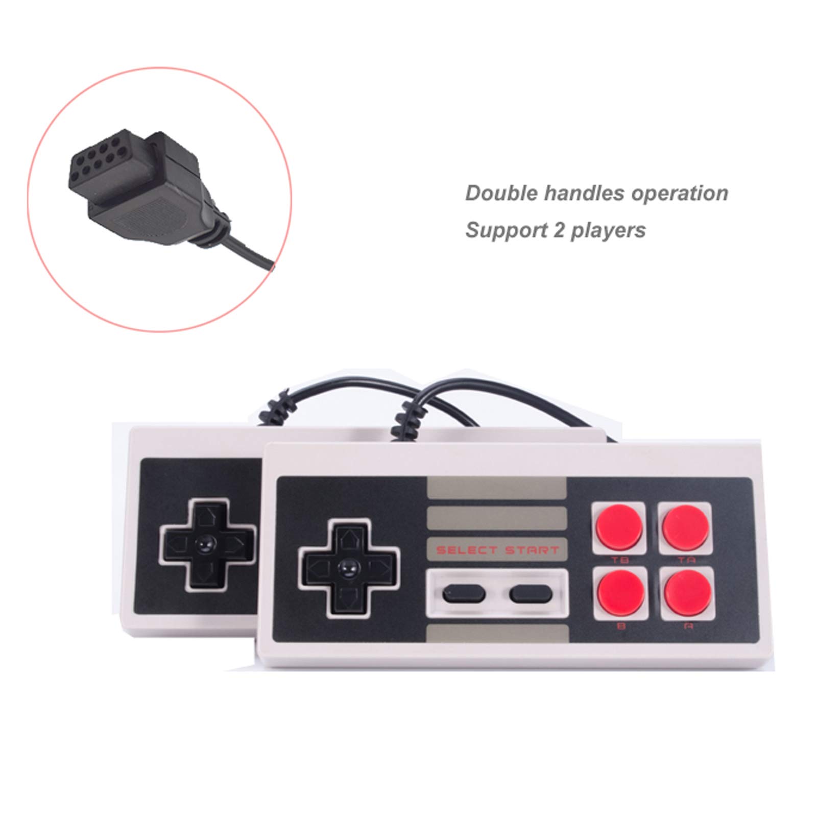 Classic Game Console Built-in 621 Game, with 2 Joysticks, Mini Retro Childhood Video Game Console, Handheld Game Player Console HDMI Out