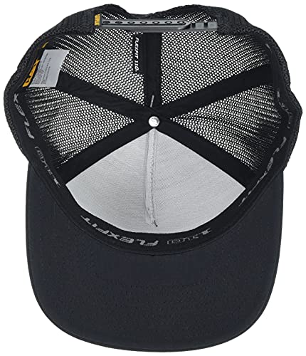 Caterpillar Men's Diesel Power Flat Bill Cap, Black, One Size