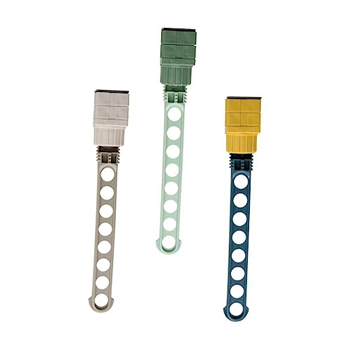 BUGUUYO 3pcs Rotary Clothes Rack Travel Hanger Hanging Racks for Clothes Adjustable Clothes Rack Clothes Hanger Pants Hanger Portable Abs Portable Clothes Racks Clothes Drying Hooks Suit